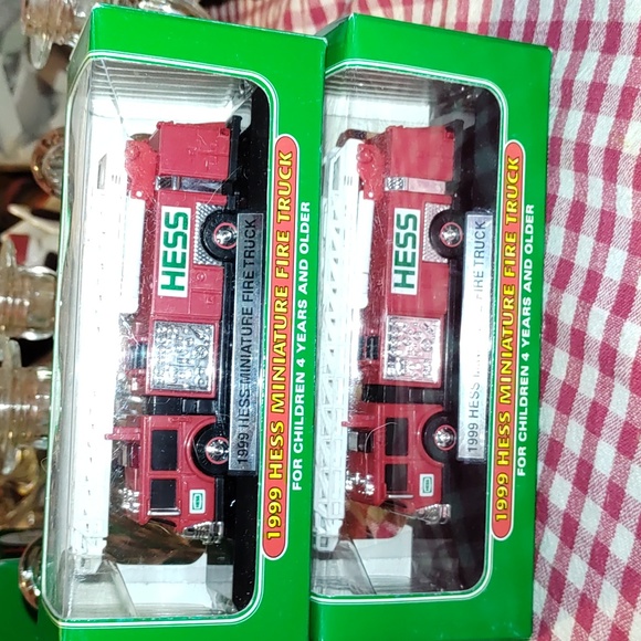 Hess Trucks | Toys | 999 Hess Miniature Fire Truck | Poshmark